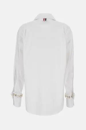 Thom Browne Swarovski Embellished Cotton Shirt - Multicolor