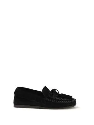 Isabel Marant Étoile Suede Fitza Loafers - Black