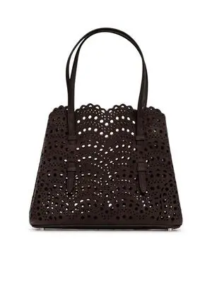 Alaïa Mina 25 Bag In Luxury Suede - Brown