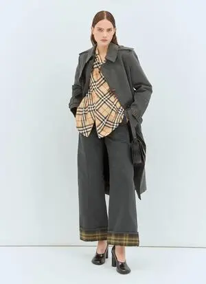 Burberry Check Silk Pyjama Shirt