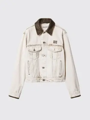 Miu Miu Denim Jacket - White