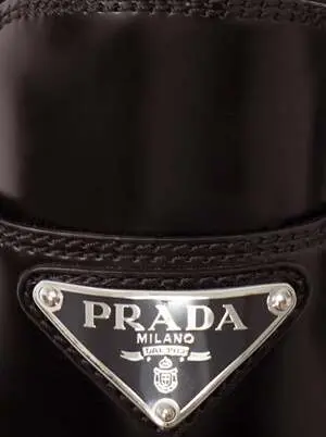 Prada Chocolate Brushed Leather Loafers