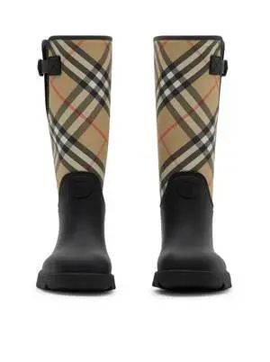 Burberry Marsh Stamp High Rubber Boots