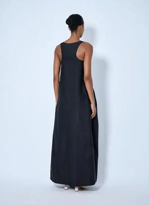 Dries Van Noten Drazero Wool And Silk-blend Maxi Dress