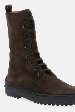 TOD'S High Suede Ankle Boots