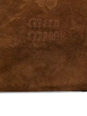 Miu Miu Suede Shoulder Bag - Multicolor