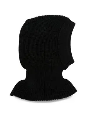 LEMAIRE Wool Ribbed Knit Hood - Multicolor