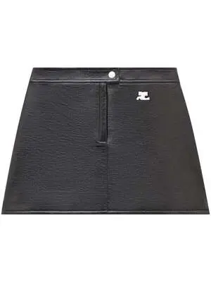 COURREGES Minigonna Reedition Vinyl - Black