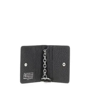MAISON MARGIELA Leather Cardholder With Key-ring
