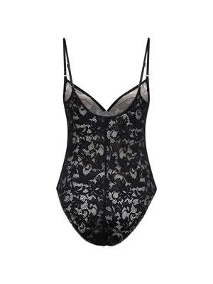 Zimmermann Black Lace Sleeveless Bodysuit
