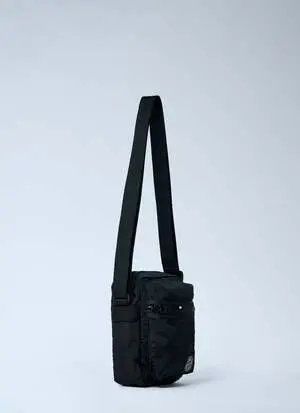 Stone Island Logo Patch Crossbody Bag - Black