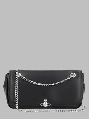 VIVIENNE WESTWOOD Borsa A Tracolla Con Logo - Black
