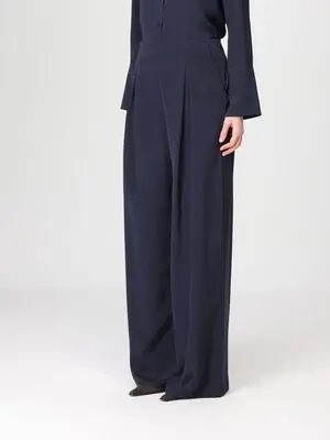 Max Mara Pure Stretch Silk Palazzo Trousers