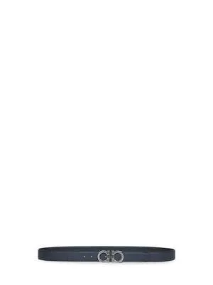 FERRAGAMO Two-tone Gancini Reversible Belt - Multicolor
