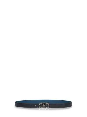 FERRAGAMO Two-tone Gancini Reversible Belt - Multicolor