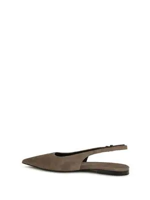 Brunello Cucinelli Suede Ballerinas