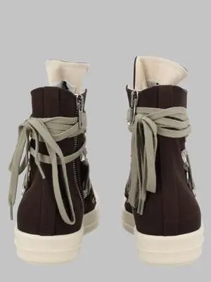 Rick Owens Sneaker In Denim Megalace