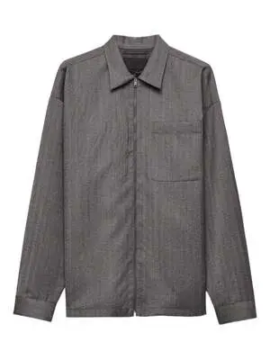 Prada Wool Shirt Jacket - Multicolor