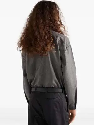 Prada Wool Shirt Jacket - Multicolor