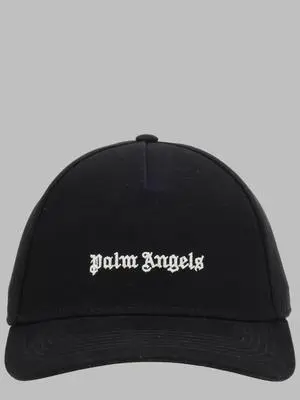 Palm Angels Logo Baseball Cap - Black