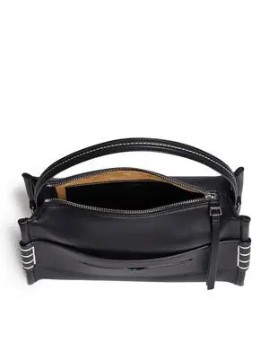 JW Anderson J.w.anderson Leather Loafer Bag - Black