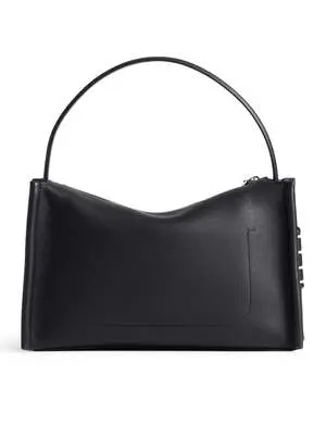 JW Anderson Leather Loafer Bag - Black