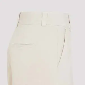 Peserico Wide-leg Cotton Pants - Multicolor
