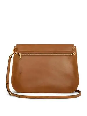 Celine Triomphe Soft Saddlebag - Tan