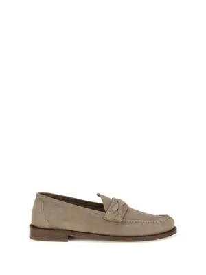 Brunello Cucinelli Suede Loafers