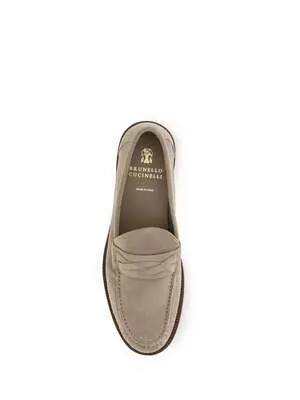 Brunello Cucinelli Suede Loafers