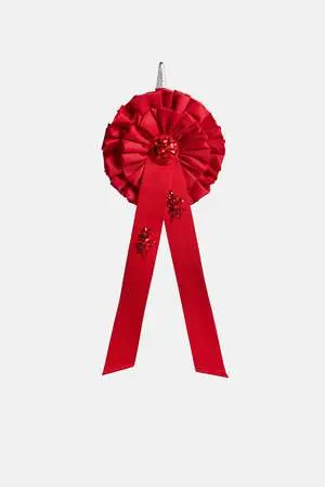Simone Rocha Ribbon Rosette Coin Purse With Emb - Multicolor