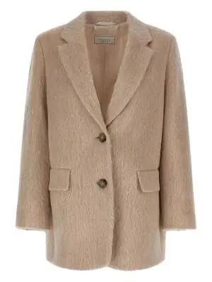 Peserico Alpaca Single-button Blazer - Multicolor