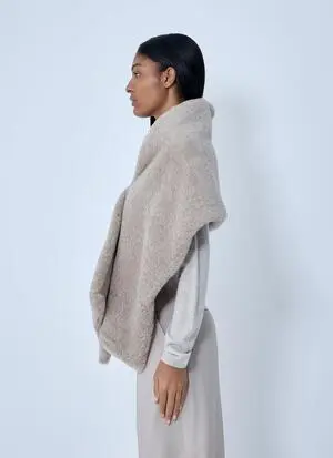 Max Mara Fringed Wool Scarf - Green