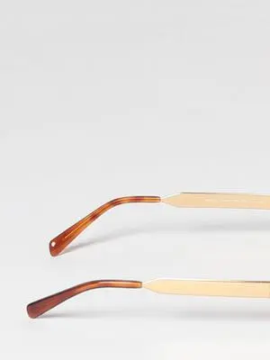Miu Miu Aviator Metal Sunglasses With Double Bridge And Tortoiseshell Temples
