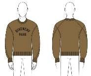 Givenchy Couture Seam Crewneck Sweater