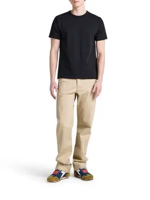 JW Anderson J.w.anderson T-shirt With Embroidered Anchor - Black