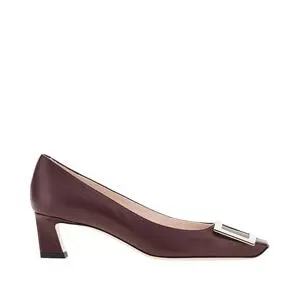 ROGER VIVIER Trompette Leather Pumps - Red