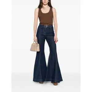 Zimmermann Denim Flared Jeans - Blue