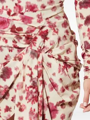 Isabel Marant Étoile Ovia Printed Silk Skirt - Multicolor