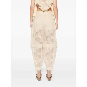 Zimmermann Neutrals Trousers Tapered Trousers