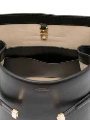 TOTEME Belted Leather Bucket Bag
