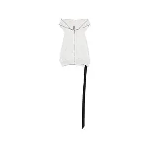Rick Owens Neutrals Tops Hoodies - Cream