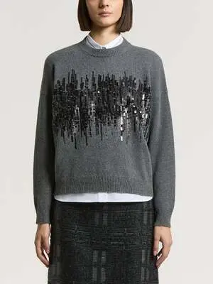 Peserico Round Neck Sweater - Multicolor