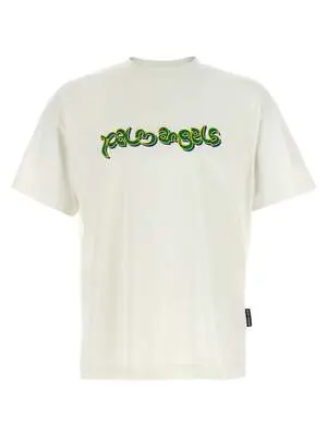 Palm Angels Thai Logo' T-shirt - White