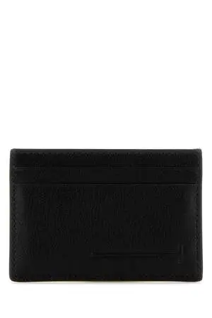 TOM FORD Leather Card Holder - Black