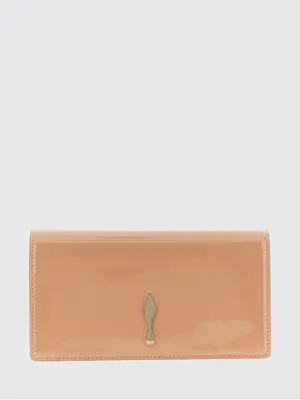 CHRISTIAN LOUBOUTIN Bettina Patent Leather Clutch - Pink