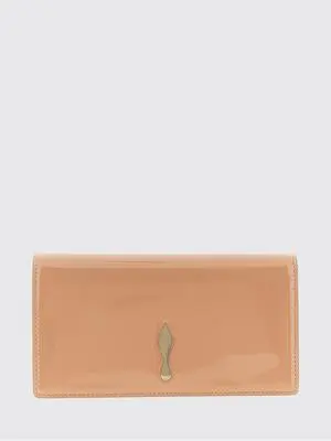 CHRISTIAN LOUBOUTIN Bettina Patent Leather Clutch - Pink