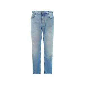 Off-White Denim Regular & Straight-leg Jeans - Blue