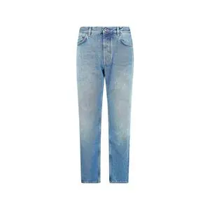 Off-White Straight-leg Denim Trousers - Blue