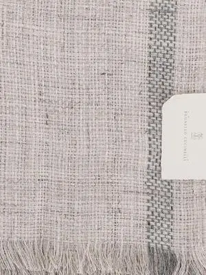 Brunello Cucinelli Line Scarf